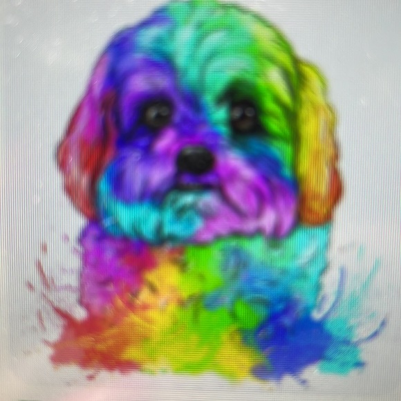 Dastash | Tops | Colorful English Bulldog Splatter Tshirt Dog Dogs ...